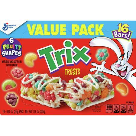 TRIX Breakfast Cereal Treat Bars, Value Pack 16ct | MJW Marketing Inc ...
